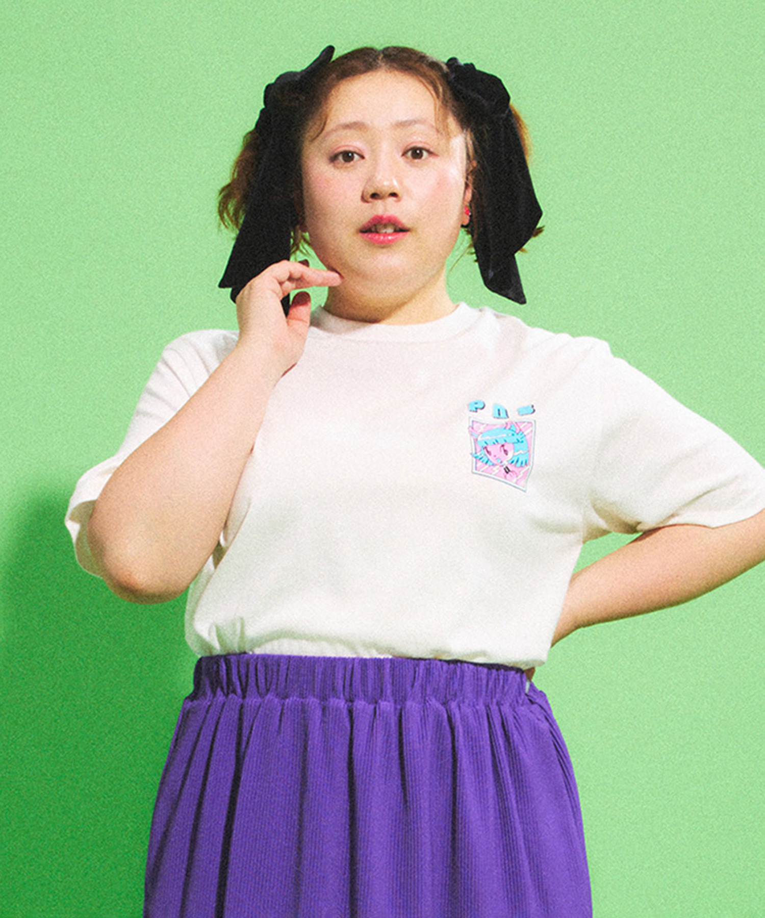 Cat Girl Tシャツ[商品：PN25SS-053] - PUNYUS Online Store / 公式通販